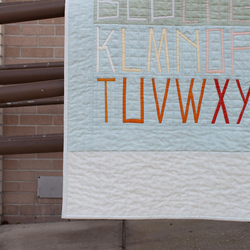 Alphabet Pattern and Workshop – Carolyn Friedlander