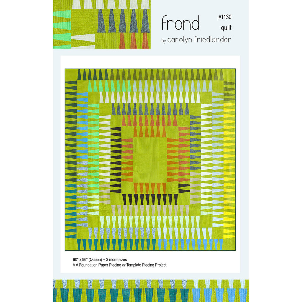 Frond Quilt Pattern – Carolyn Friedlander